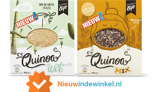 Nieuwindewinkel.nlAldi Quinoa: Nieuw witte quinoa en quinoa mix